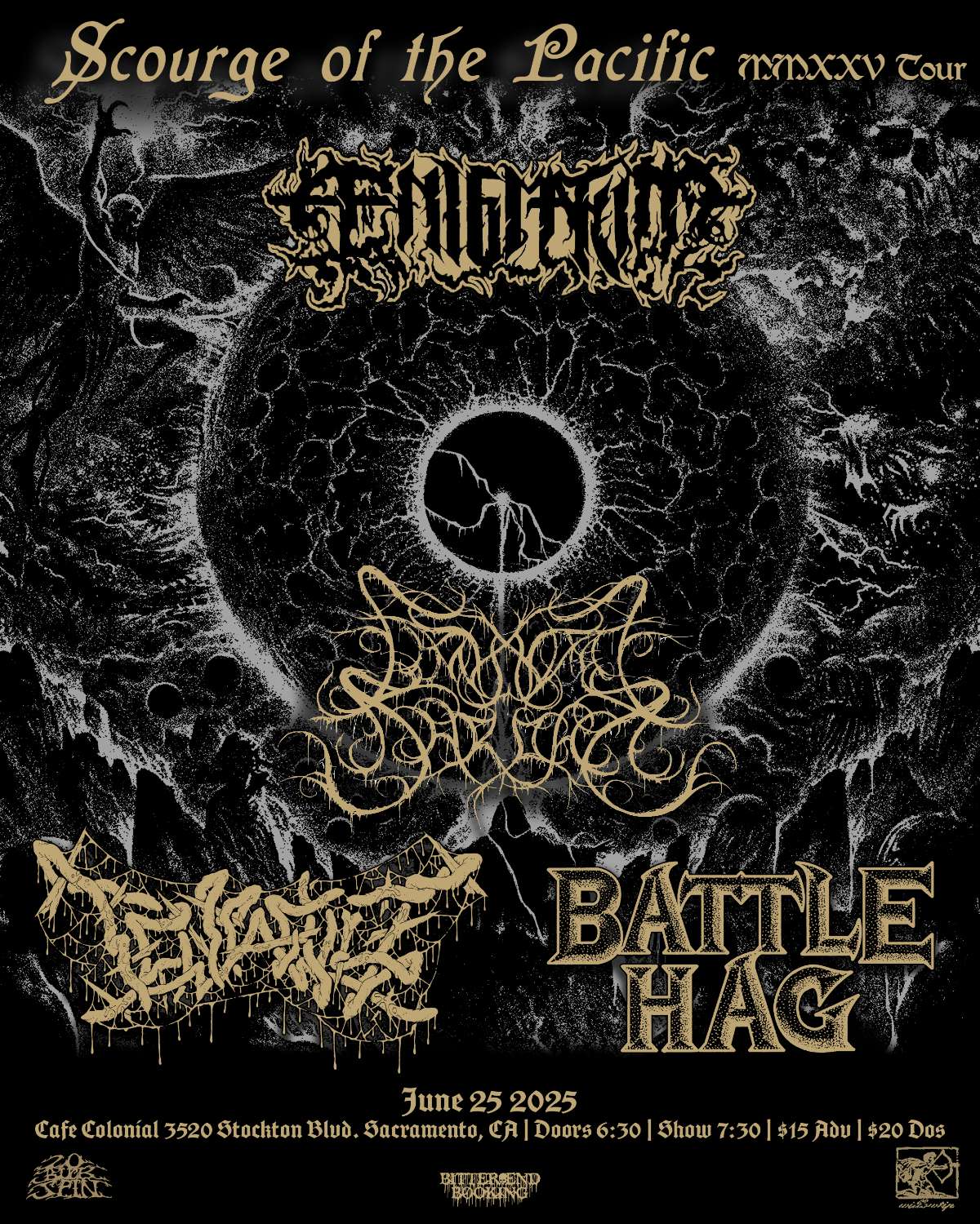ÆNIGMAUM / LIMINAL SHROUD, with Tentacult and Battle Hag Tickets ...