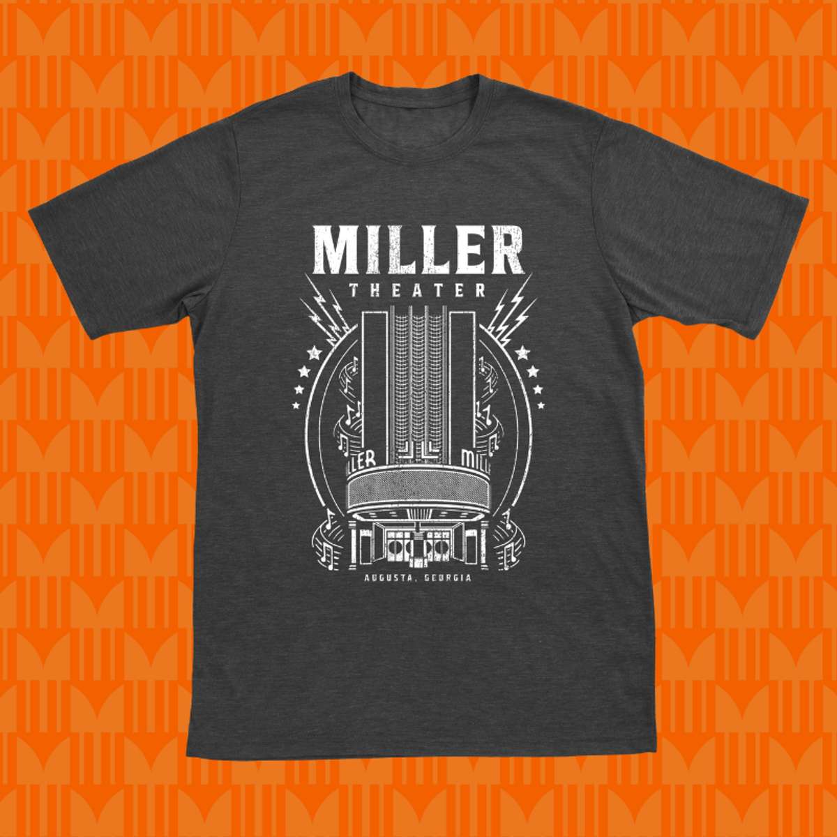 Miller Theater Grey T-shirt Tickets | Augusta, GA | Miller Theater ...