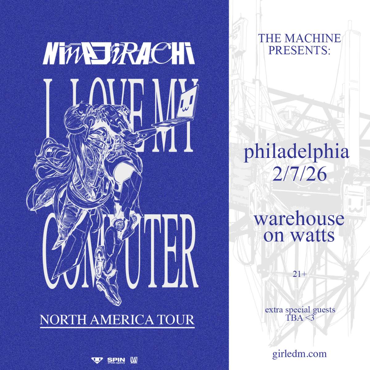 Ninajirachi: I Love My Computer North America Tour Tickets | Philadelphia, PA | Warehouse on ...
