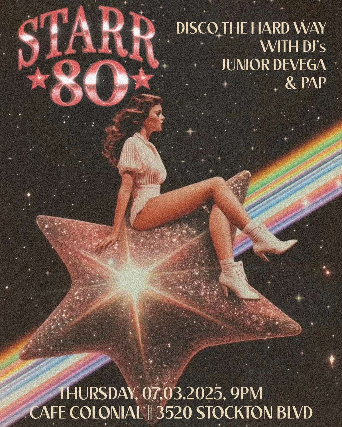 Starr 80: Disco the Hard Way, with Junior Devega and Pap Tickets ...