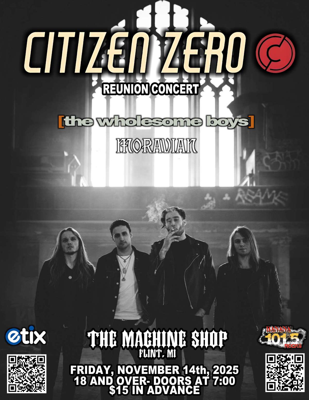 CITIZEN ZERO -18+ Tickets | Flint, MI | The Machine Shop