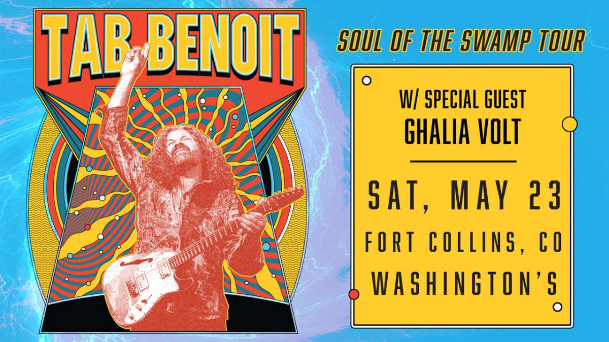 Tab Benoit Tickets | Fort Collins, CO | Washington's