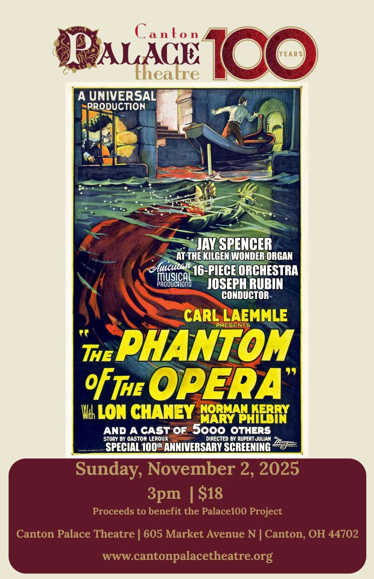 American Musical Productions: Phantom of the Opera Tickets | Canton, OH ...