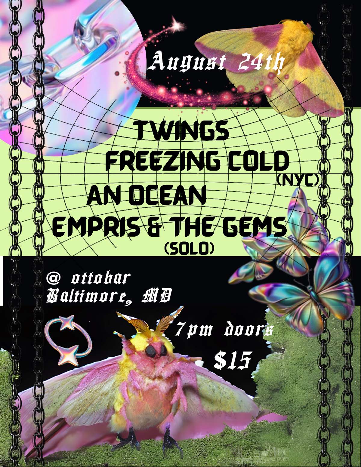 Freezing Cold with Twins, An Ocean and Empress and the Gems Tickets ...