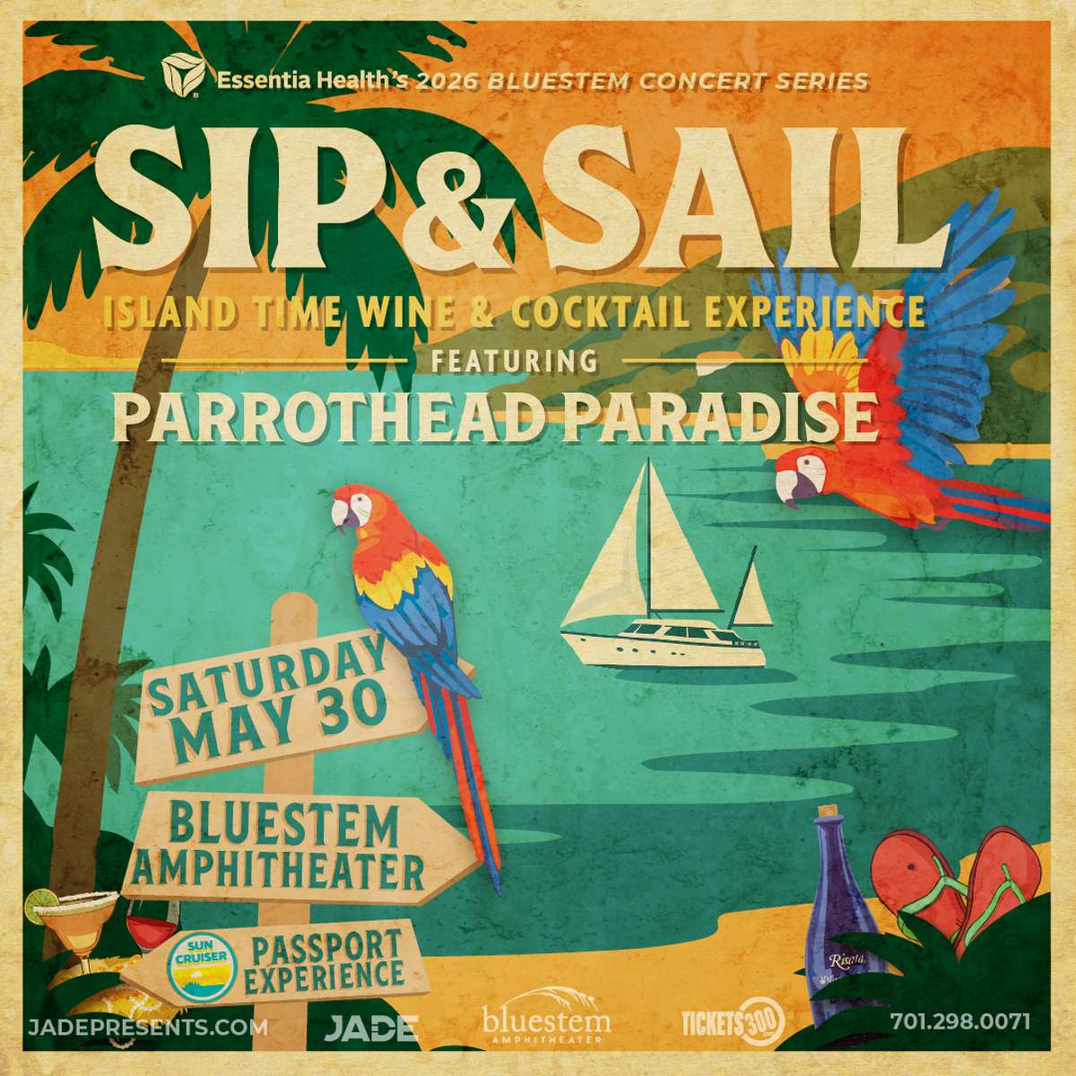 Sip & Sail with Parrothead Paradise Tickets | Moorhead, MN | Bluestem ...