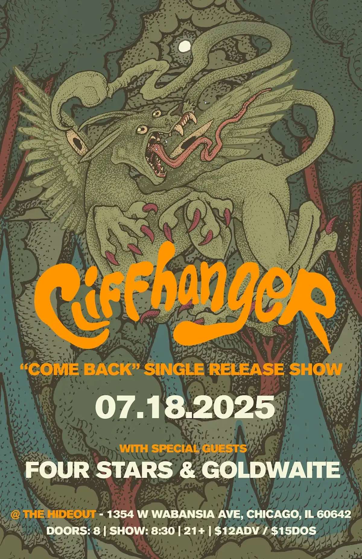 Cliffhanger with Four Stars and Last Good Thing Tickets | Chicago, IL ...