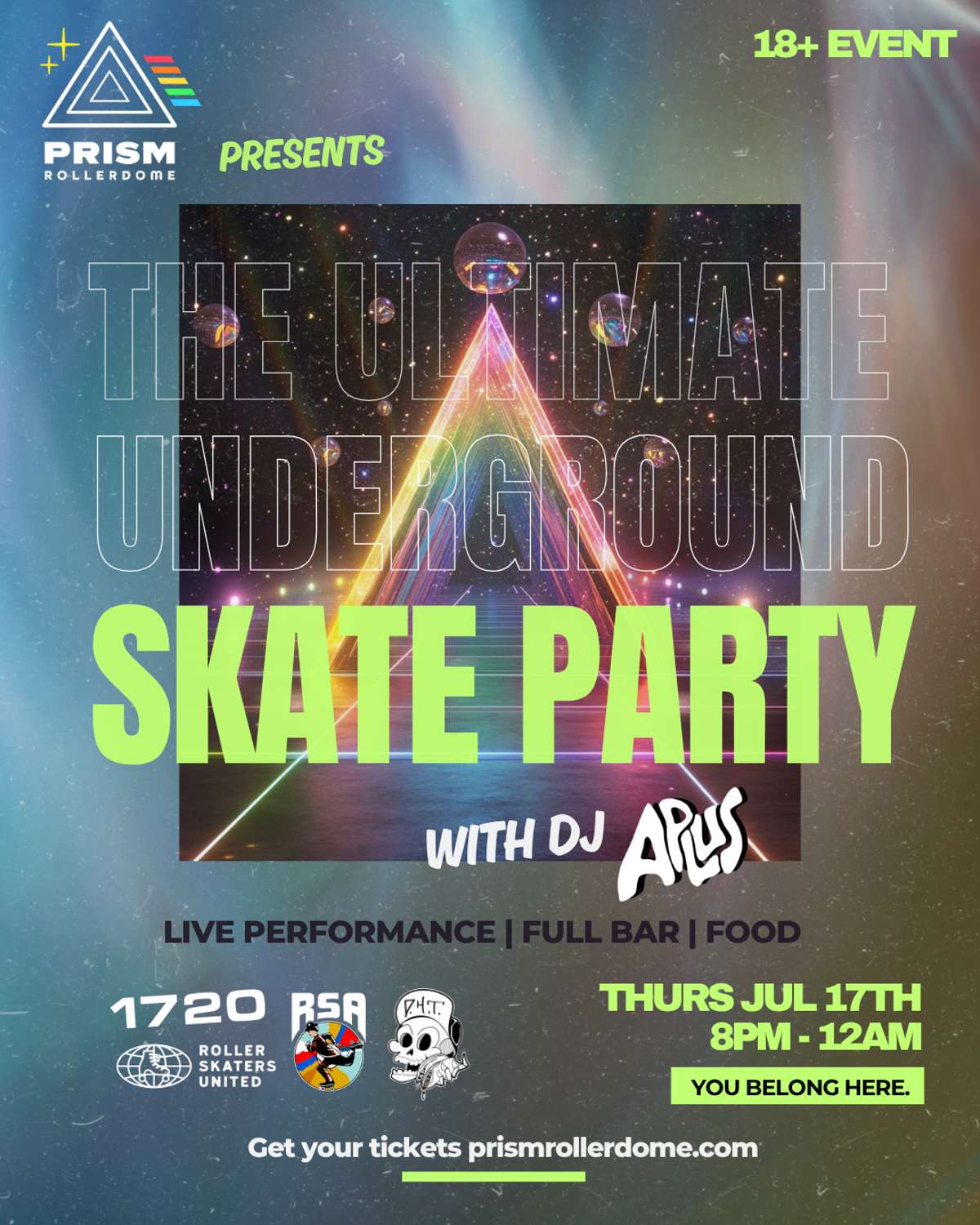 PRISM Rollerdome Tickets | Los Angeles, CA | 1720