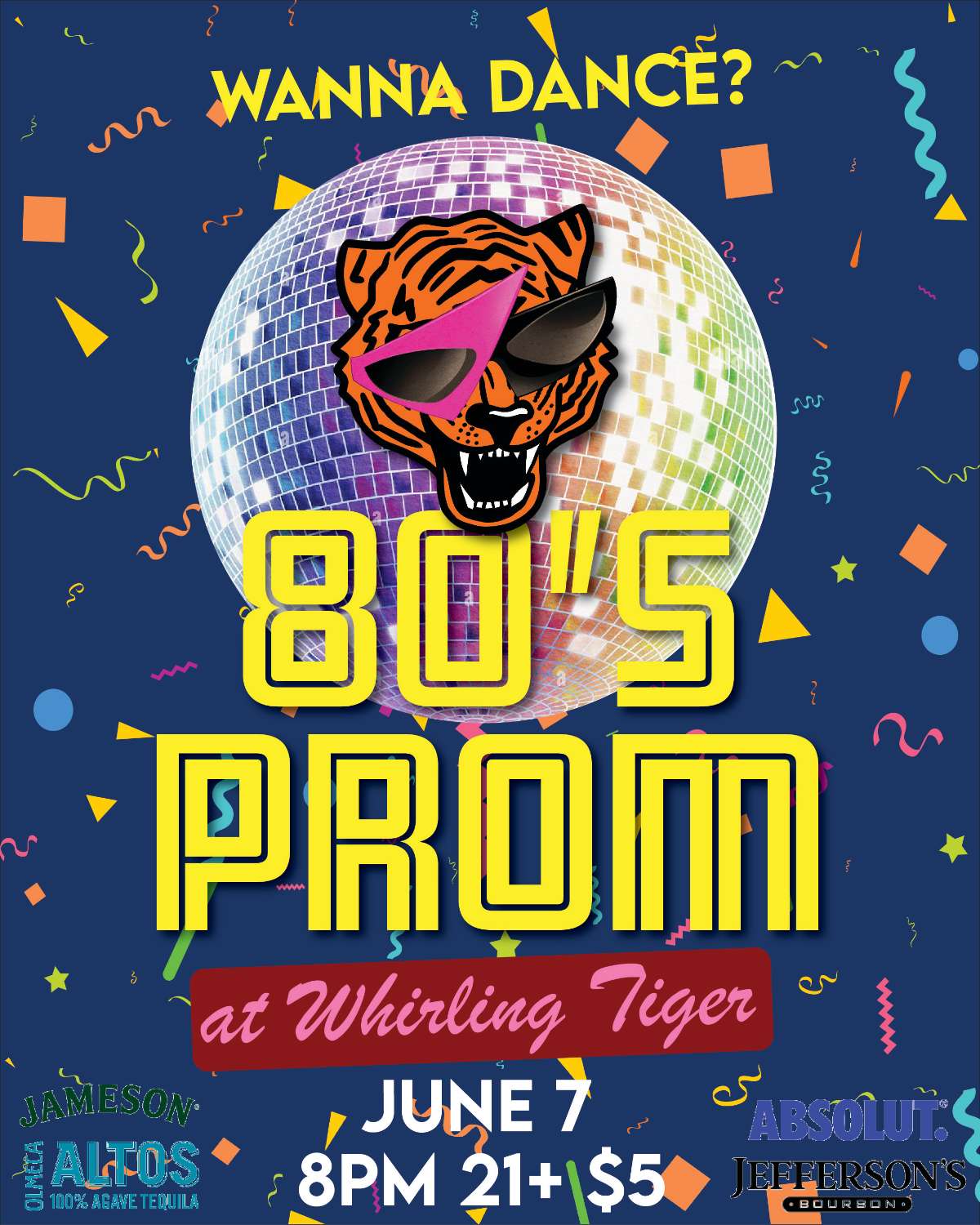 80's Prom Night Tickets | Louisville, KY | Whirling Tiger