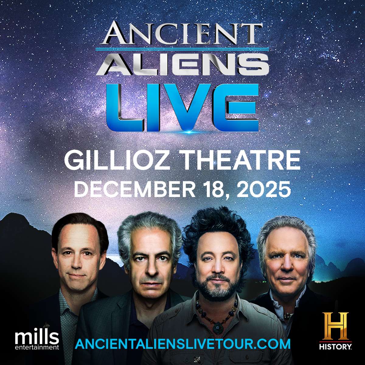 Ancient Aliens Live Tickets | Springfield, MO | Gillioz Theatre