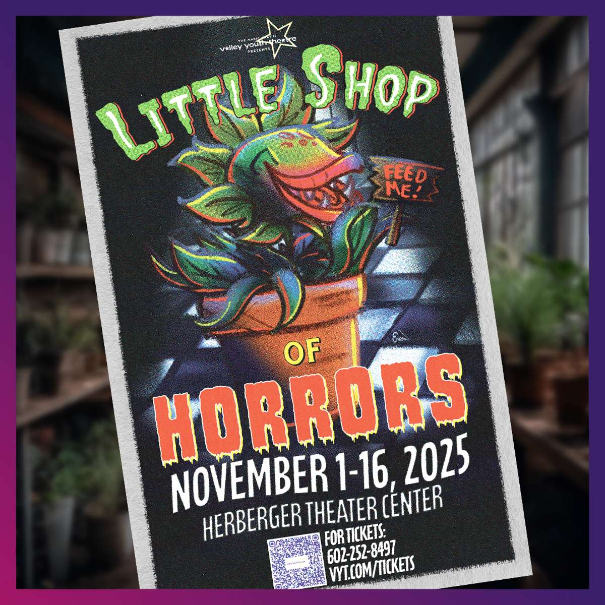 Little Shop of Horrors Tickets | Phoenix, AZ | Valley Youth Theatre ...