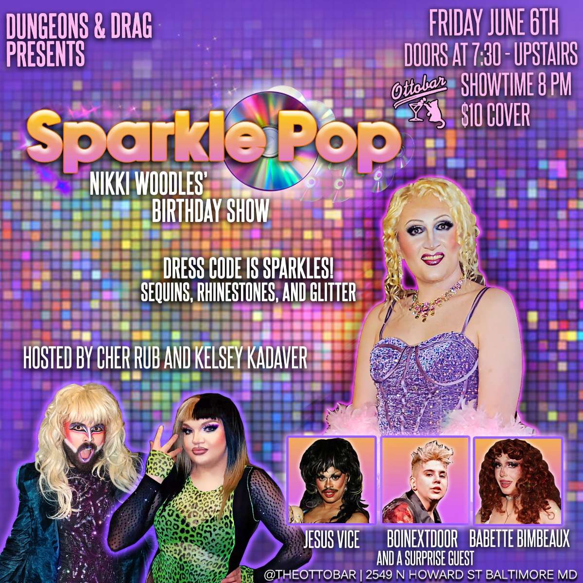 SPARKLE-POP Tickets | Baltimore, MD | Ottobar Upstairs