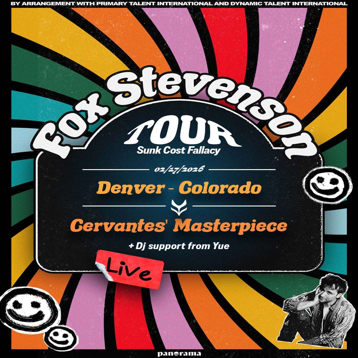 Fox Stevenson w/ Yue Tickets | Denver, CO | Cervantes' Masterpiece Ballroom
