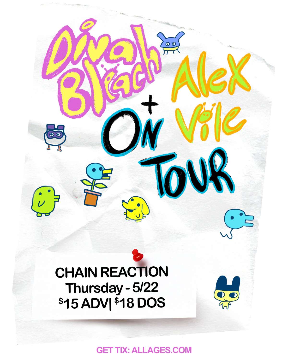 Diva Bleach, with Alex Vile, +more tba Tickets | Anaheim, CA | Chain ...