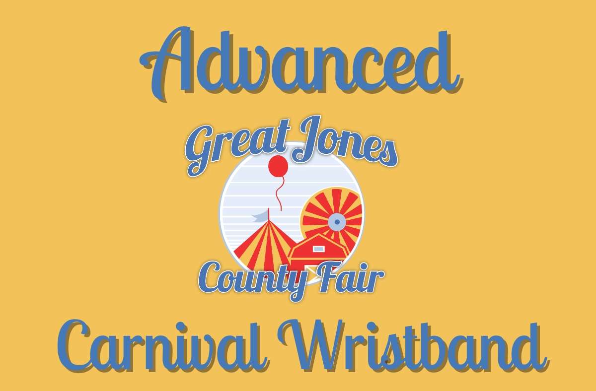 2026 Great Jones County Fair Advanced Purchase Carnival Wristband ...
