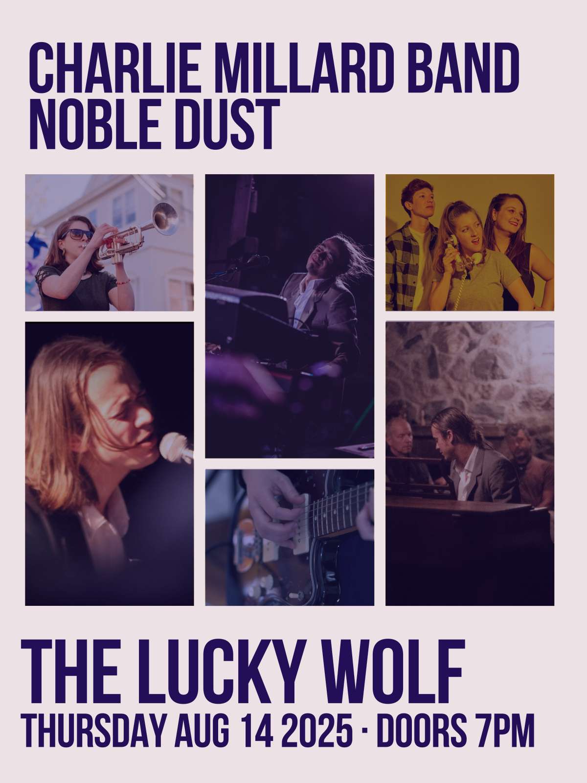 Noble Dust * Charlie Millard Band Tickets | Paw Paw, MI | The Lucky ...