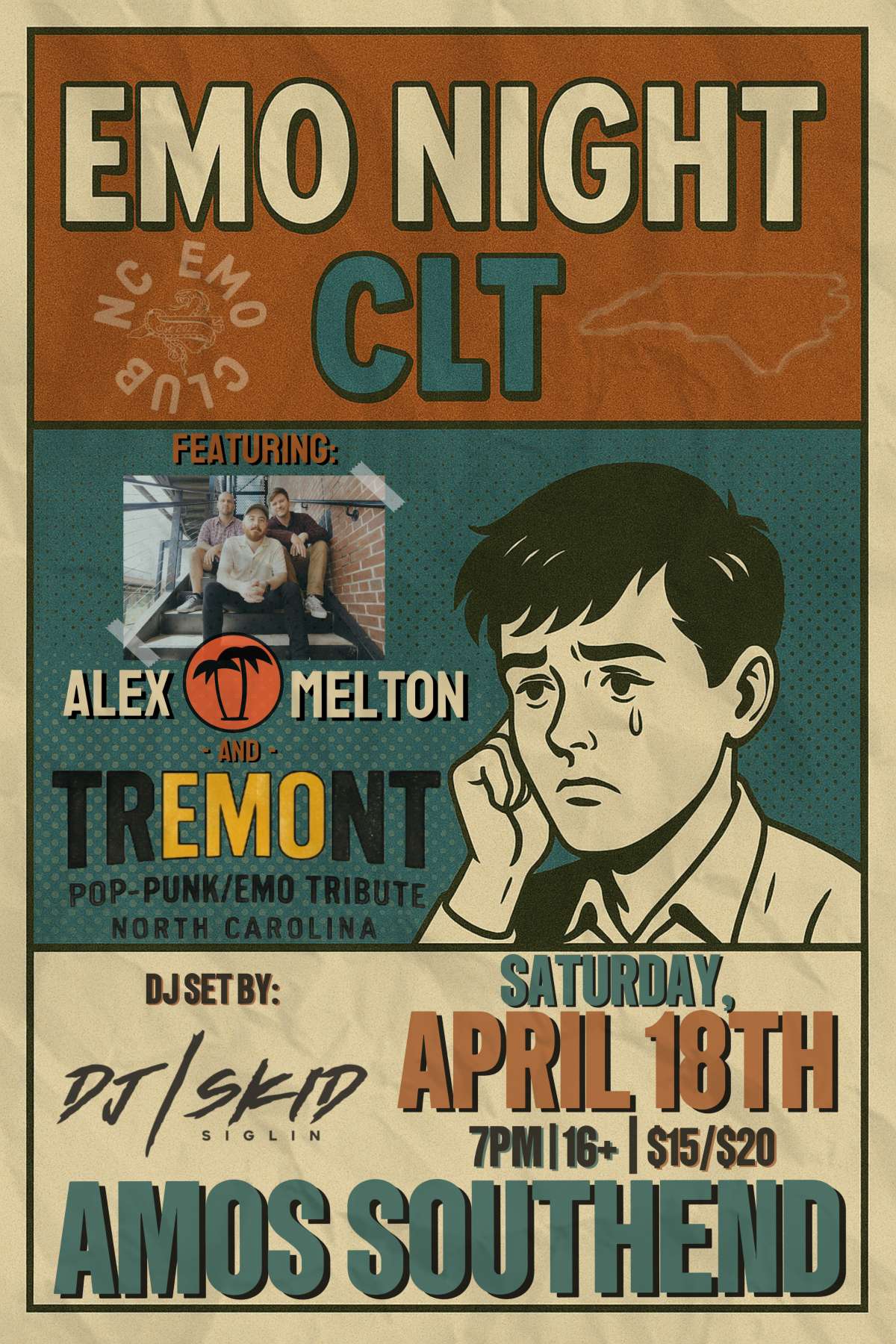 Emo Night CLT with TREMONT , Alex Melton and DJ Skid Tickets ...