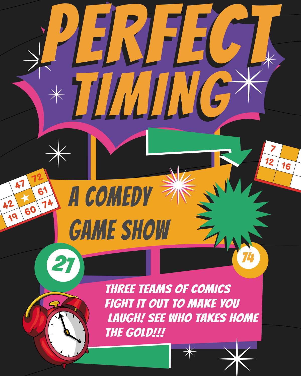 Perfect Timing: A Live Comedy Game Show Tickets | Nashville, TN | The ...