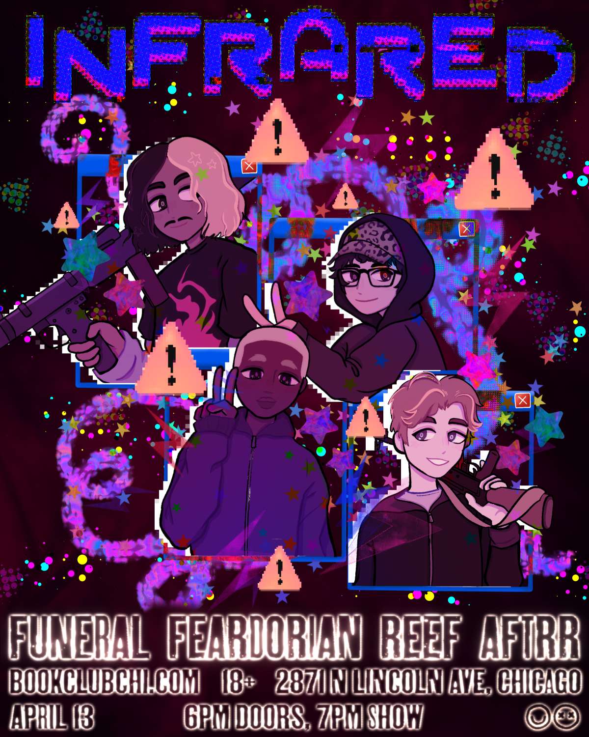 INFRARED ft. funeral + FearDorian + reef + aftrr! Tickets | Chicago, IL ...