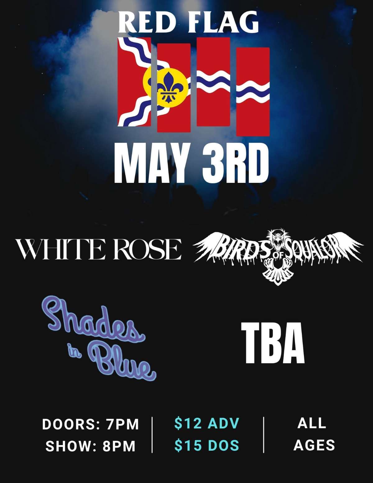 MAYA MARA, Birds of Squalor, White Rose, Shades In Blue Tickets | Saint ...