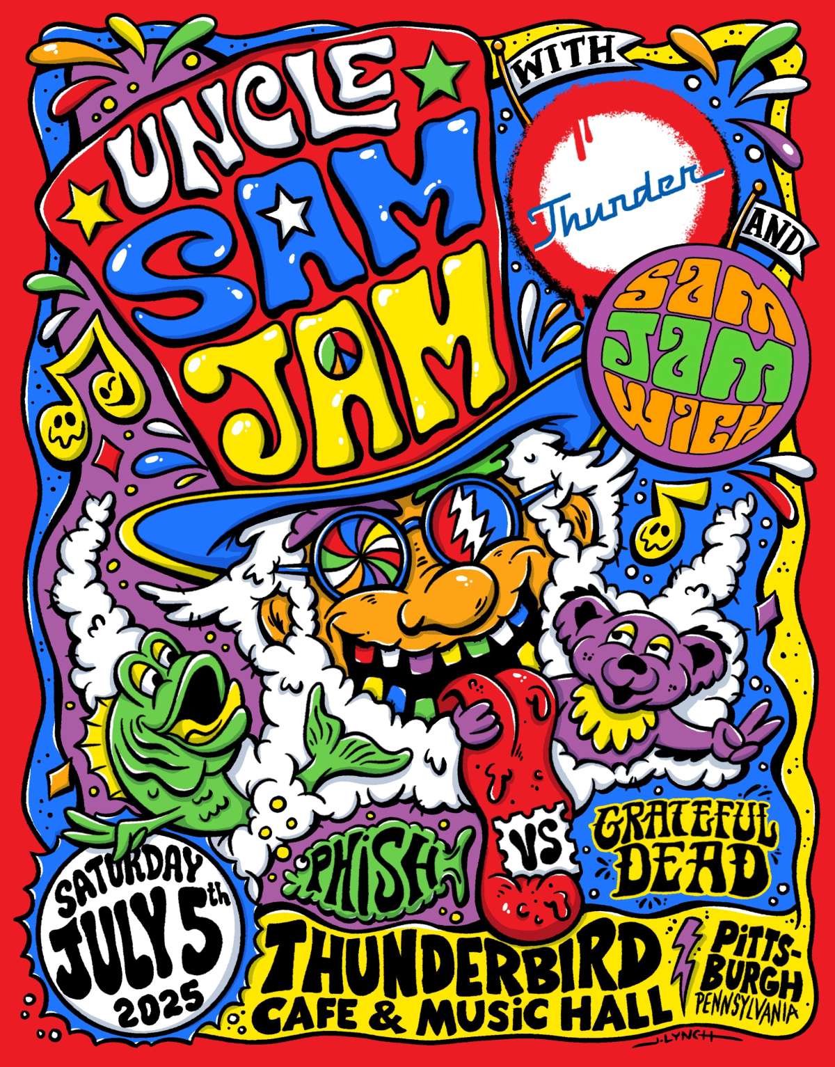 Uncle Sam Jam Tickets | Pittsburgh, PA | Thunderbird Café & Music Hall