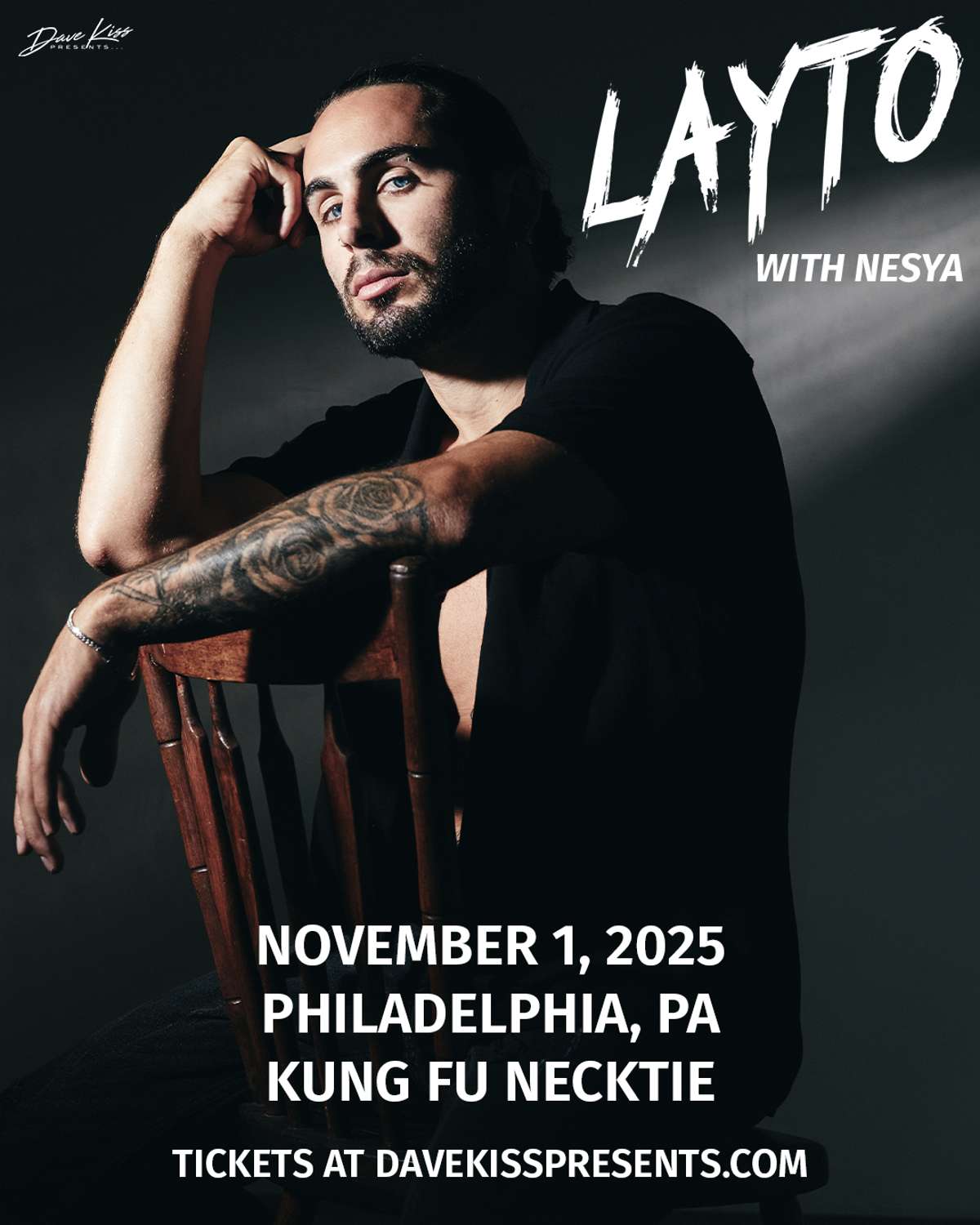 Layto ~ NESYA Tickets | Philadelphia, PA | Kung Fu Necktie