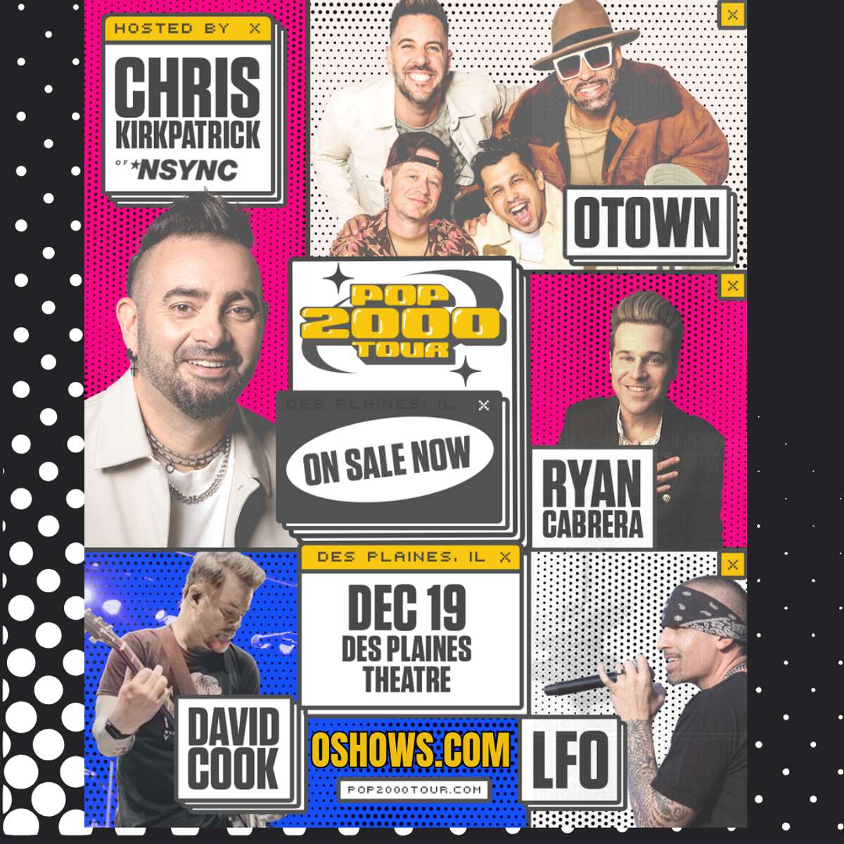 Pop 2000 Tour with Chris Kirkpatrick of *NSYNC, O-Town, Ryan Cabrera ...