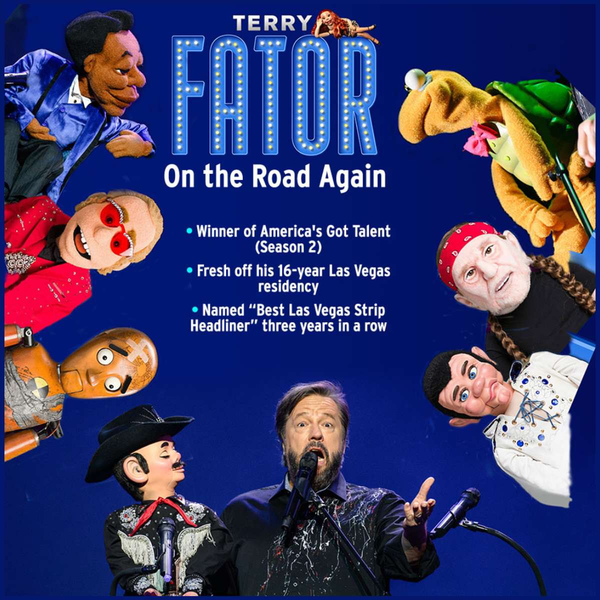 Terry Fator Tickets | St. Charles, IL | The Arcada Theatre