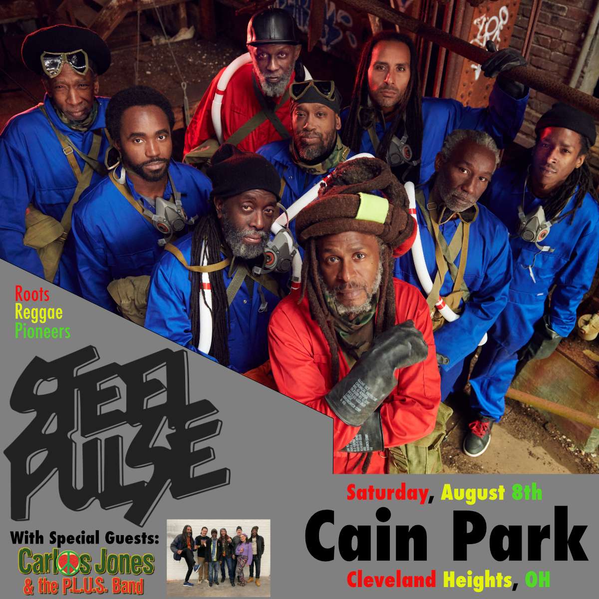 Steel Pulse with special guests Carlos Jones & The PLUS Band Tickets ...