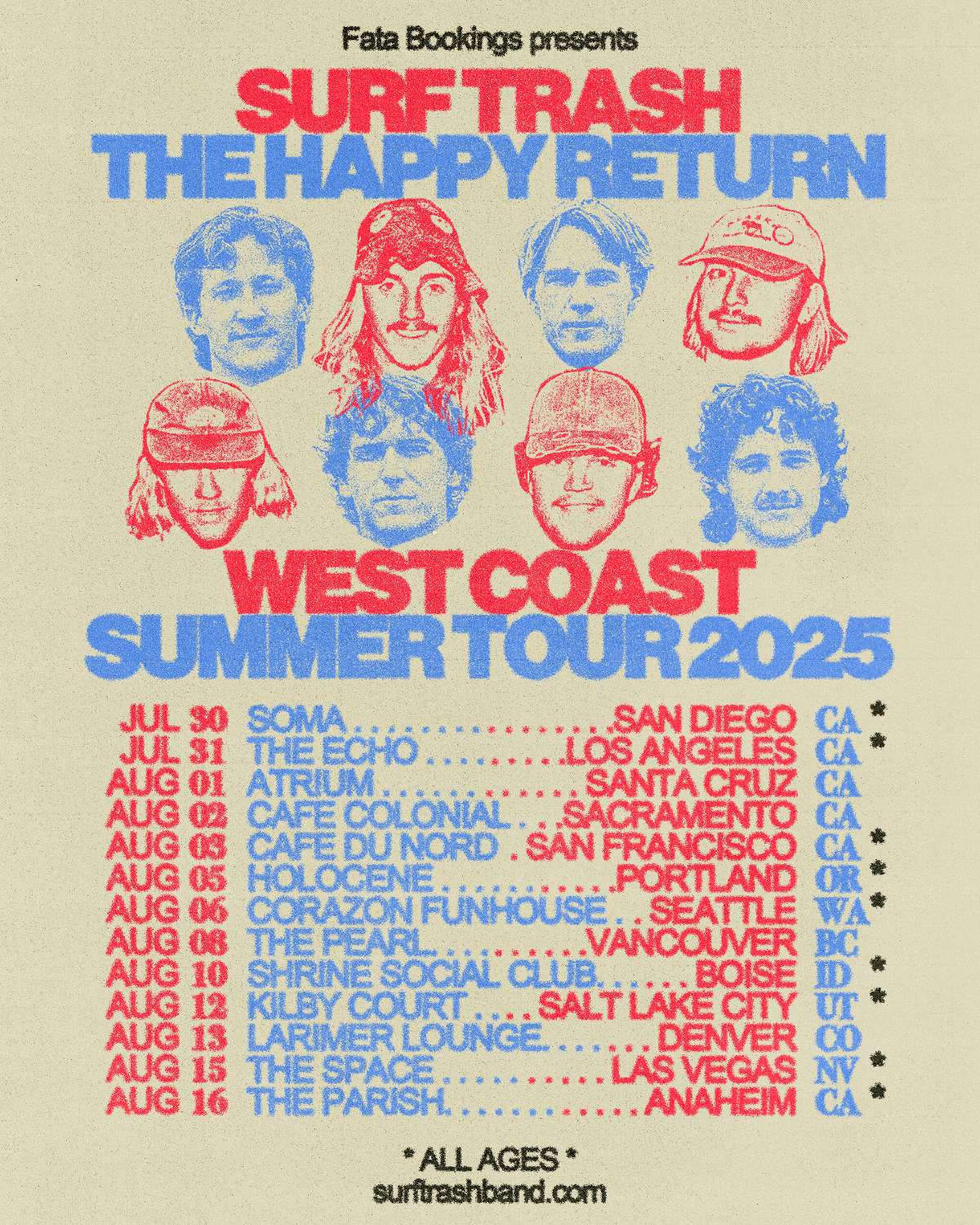 SURF TRASH, THE HAPPY RETURN - 21+ Tickets | Portland, OR | Holocene