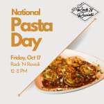 National Pasta Day Lunch in Rock N Ravioli Tickets | St. Charles, IL ...