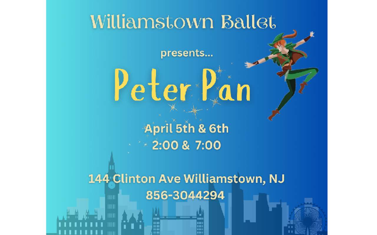 Peter Pan Tickets | Williamstown, NJ | Williamstown Ballet Theater