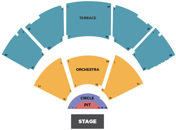 Pacific Amphitheatre Seating Chart
