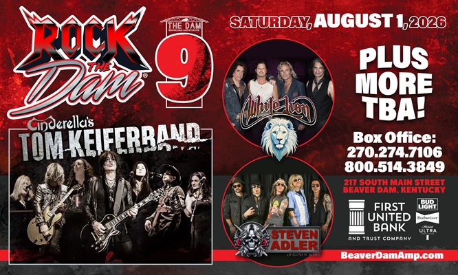 ROCK THE DAM 9 Tickets | Beaver Dam, KY | Beaver Dam Amphitheater