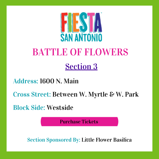 Battle of Flowers - Section 003 Tickets | San Antonio, TX | Battle of ...