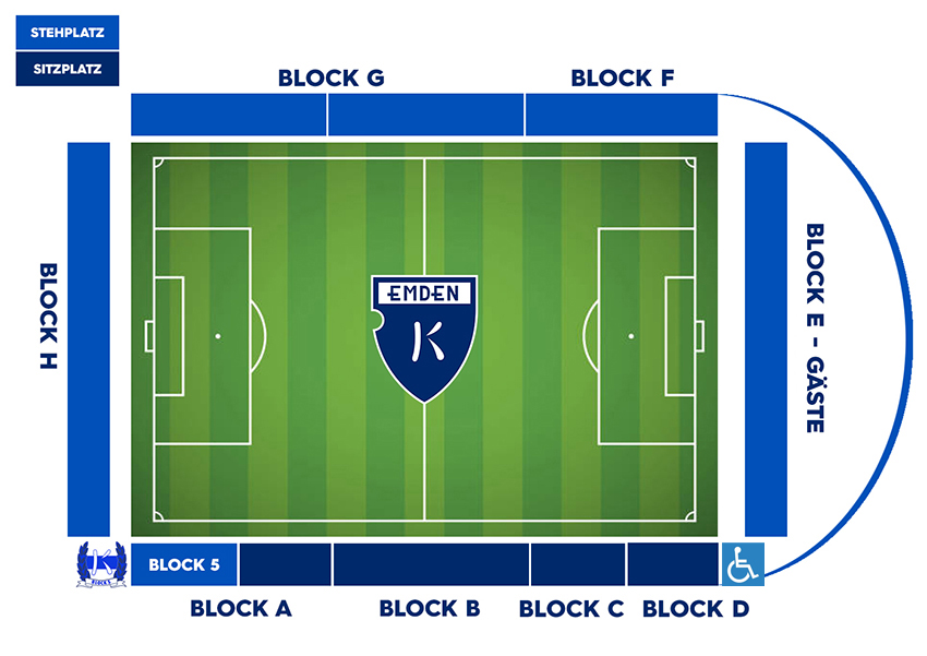 Dauerkarte - Saison 2025/2026 Tickets | Emden, | BSV Kickers Emden ...