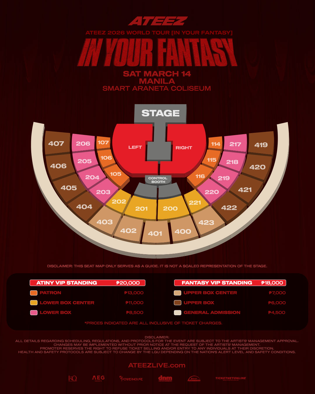 ATEEZ 2026 WORLD TOUR ‘IN YOUR FANTASY’ IN MANILA Tickets | Quezon City ...